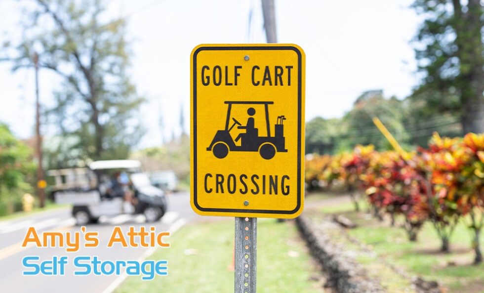 How to Store a Golf Cart in a Storage Unit - Amy's Attic